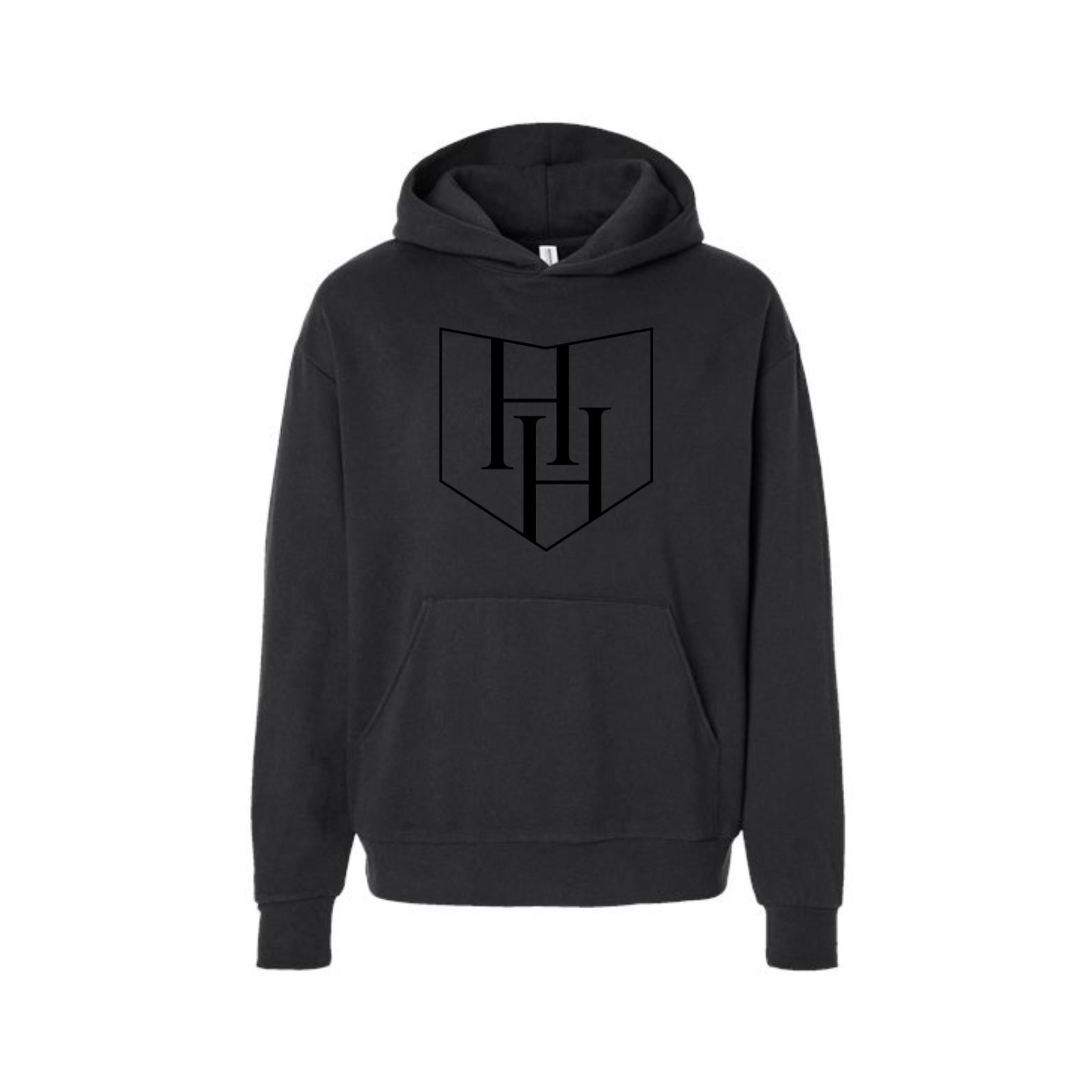 HHP Black Hoodie w/ embroidered with HH Icon – Ace High Branding Co.